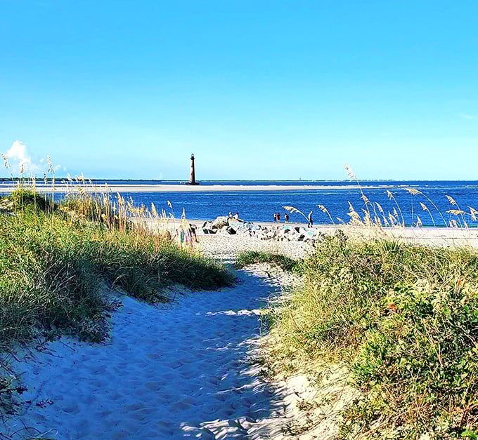 The path to the perfect view involves sand between toes and anticipation in heart&mdash;some treasures are worth the journey.