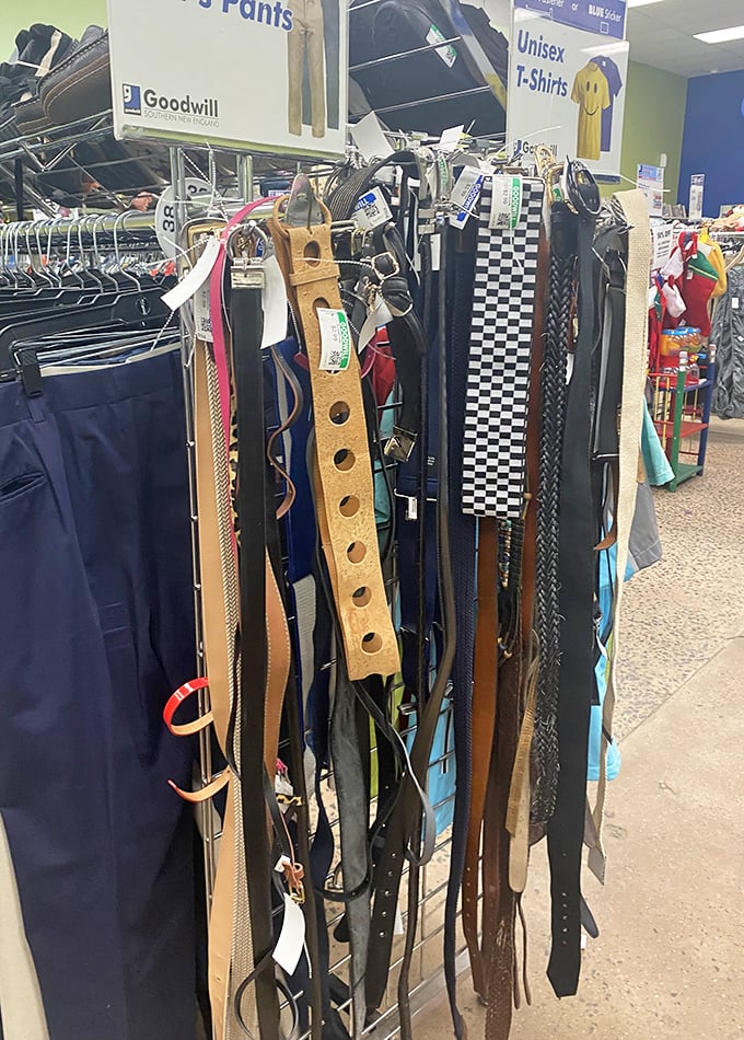 Belt racks display the unsung heroes of fashion&mdash;from practical leather classics to statement pieces with personality to spare.