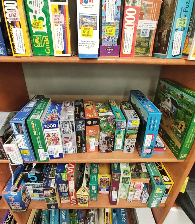 Puzzle paradise&mdash;where 1000 pieces of cardboard promise hours of entertainment and the satisfaction of finding that one edge piece.