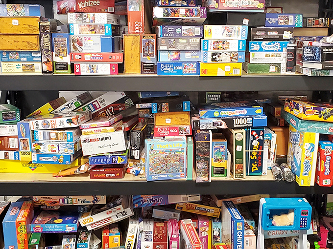 Board game heaven for rainy day enthusiasts. That Monopoly set might be missing the thimble, but the memories you'll make are worth far more than Park Place.