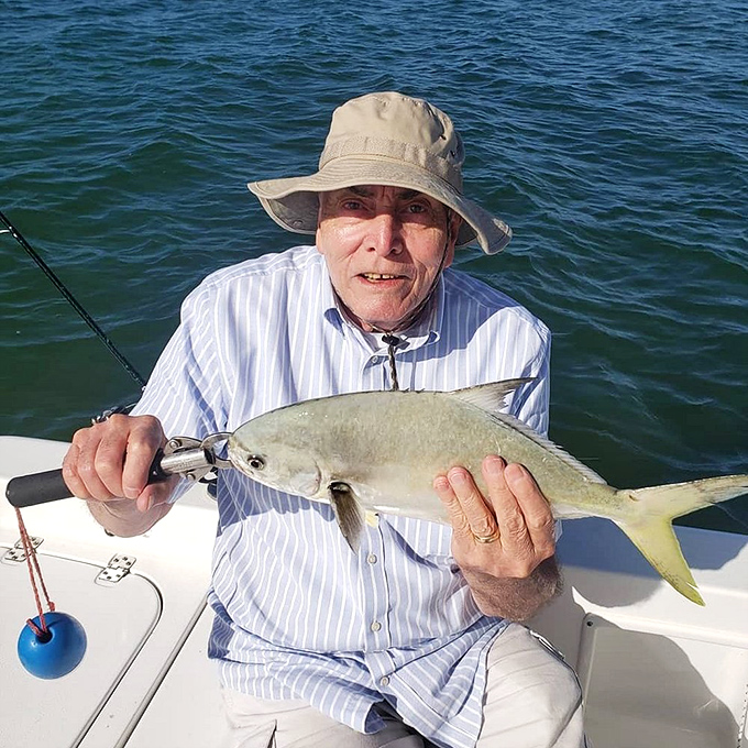 The real Florida fishing experience. When the catch is this good and the water this blue, you understand why anglers consider this spot sacred.
