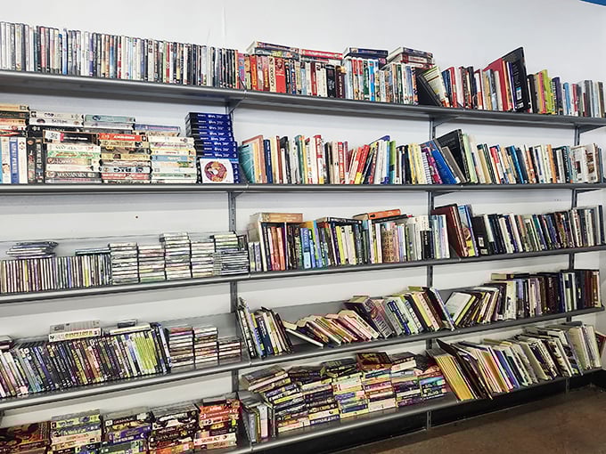 The literary corner &ndash; where dog-eared paperbacks and forgotten bestsellers offer adventures at a fraction of their original price.