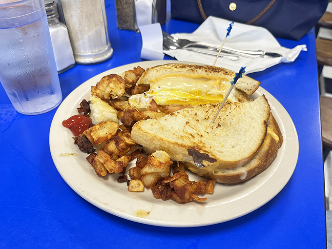 The breakfast sandwich&mdash;humanity's greatest invention since sliced bread, which, conveniently, is also involved in this masterpiece of morning engineering.