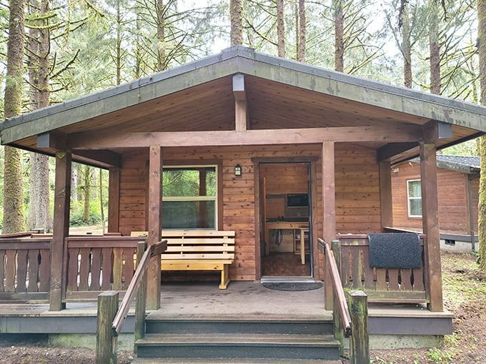 Rustic luxury awaits in these cozy cabins where the amenities include chirping birds, fragrant pines, and zero emails from your boss.