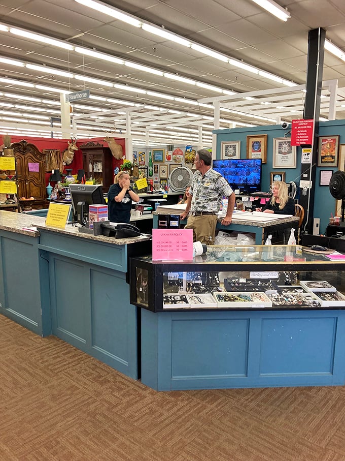 The nerve center of treasure hunting operations. Where deals are made and vintage dreams come true.