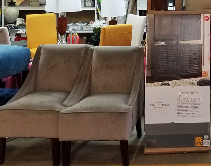 Mid-century modern meets markdown magic. These sleek chairs would cost a fortune in a boutique but here they're practically begging to come home with you.