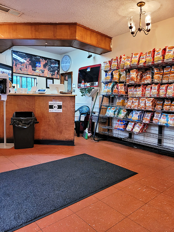 The ordering counter at Brooks&mdash;where dreams come true and diets go to die, all with a friendly Alabama smile.