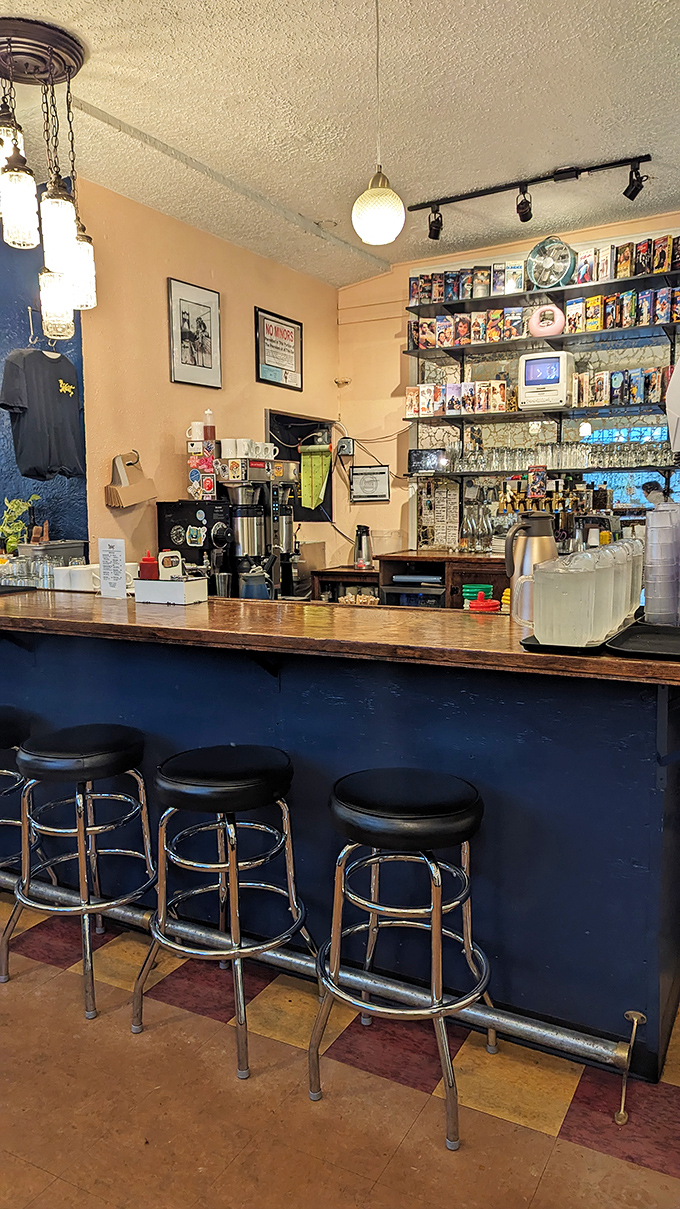 The counter: where solo diners become temporary family and the staff remembers how you like your eggs after just one visit.