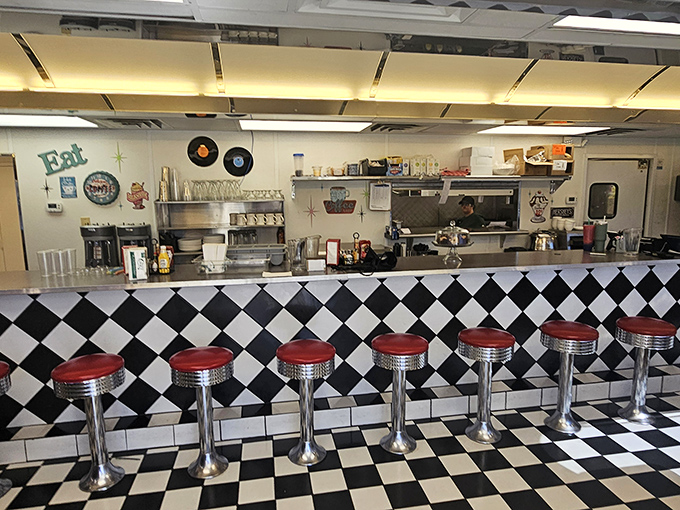 Counter seating where strangers become friends and calories don't count&mdash;the heart of any proper American diner experience.
