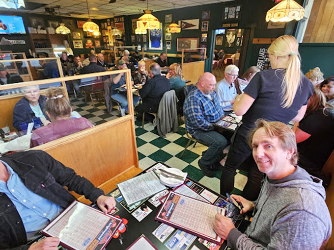 The dining room buzzes with the energy of a community that knows they're in the right place. These tables have hosted first dates, family reunions, and Tuesday night dinner escapes.