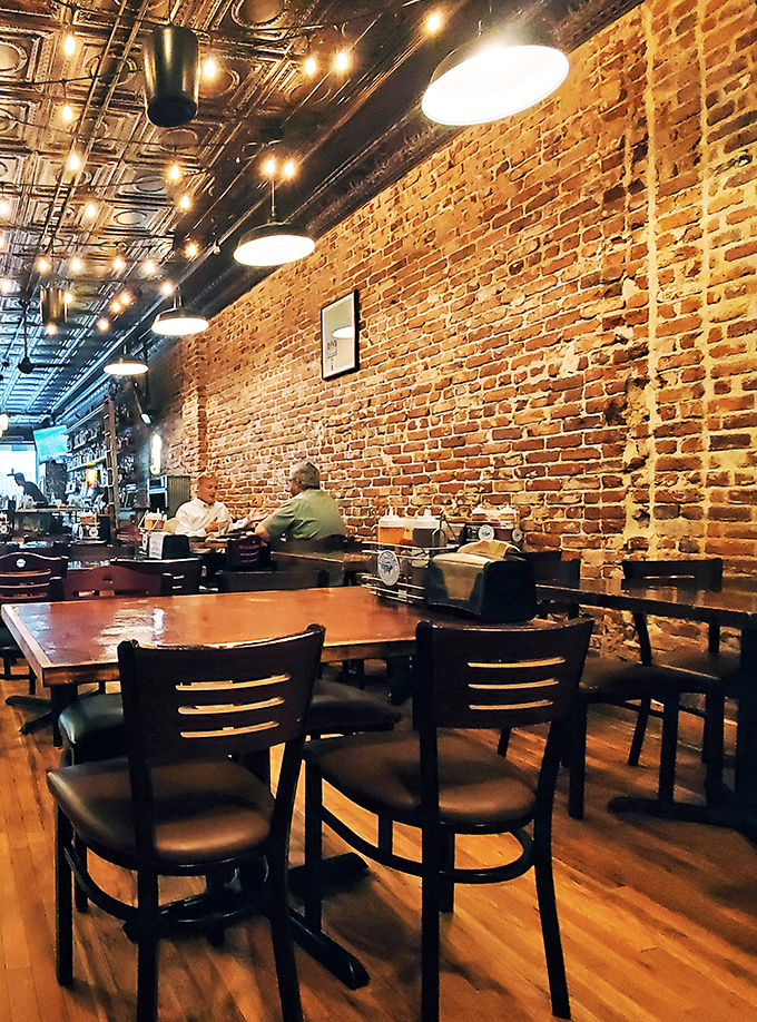 Those exposed brick walls have witnessed countless "first bite faces"&mdash;that involuntary smile when barbecue exceeds expectations.