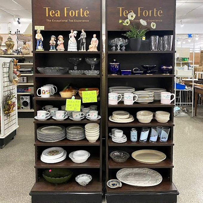 Dish displays that would make your grandmother swoon&mdash;from everyday plates to "company's coming" china waiting for its next dinner party.