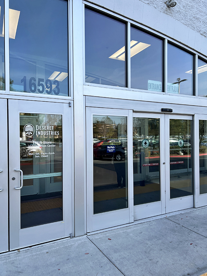 The entrance to adventure, bargains, and unexpected discoveries. Like a retail Narnia, but with better lighting and no talking lions.