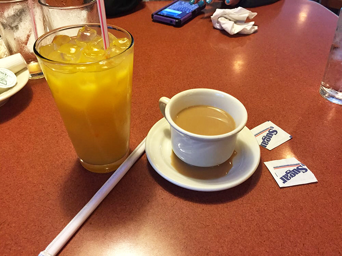 The breakfast power couple &ndash; fresh orange juice bringing the sunshine while coffee delivers that necessary jolt of morning motivation.