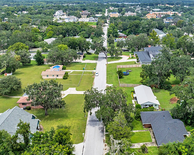 Tree-lined streets create natural air conditioning for these sensibly-sized homes, proving paradise doesn't require a mansion or mountainous mortgage payments.