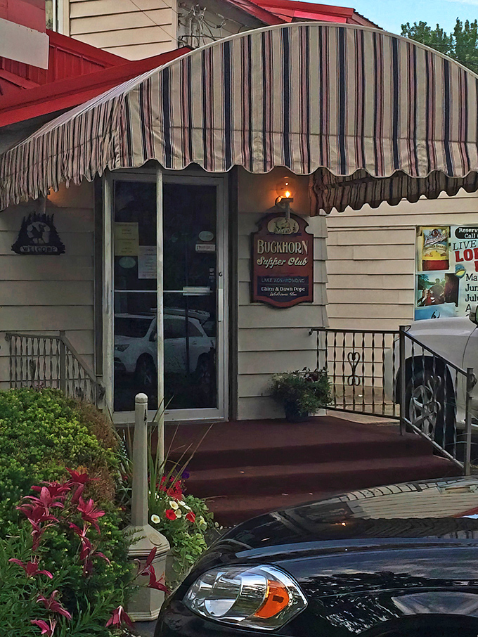 The entrance says "come as you are" but the food says "prepare to be transformed." Classic awning, classic Wisconsin, classic delicious.