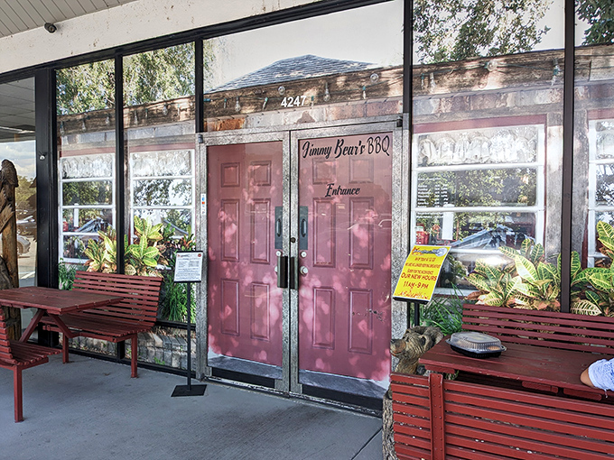 Those red doors aren't just an entrance&mdash;they're a portal to a dimension where calories don't count and napkins are essential survival gear.