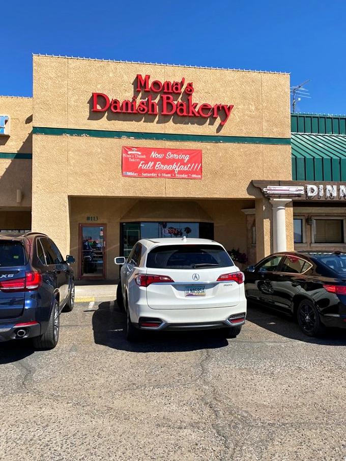 The "Now Serving Full Breakfast!!!" sign might as well read "Abandon All Diets, Ye Who Enter Here"&mdash;a promise of morning delights worth every calorie.