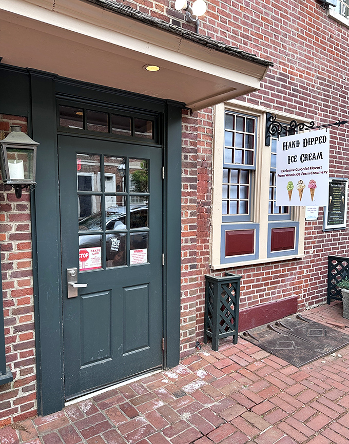 The unassuming entrance belies the culinary treasures within. Like a speakeasy for history buffs with excellent taste, Jessop's keeps its colonial light under a brick bushel. 