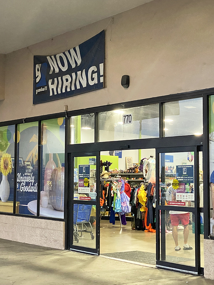 The gateway to possibility. Behind these doors lie potential Halloween costumes, vintage fashion scores, and furniture with stories to tell.