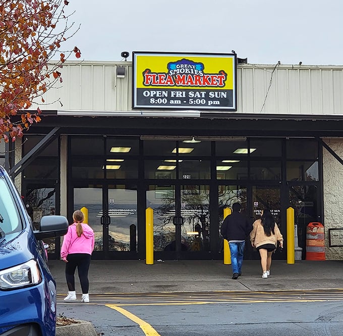 The welcoming entrance beckons shoppers into a world where treasure hunting isn't just a hobby&mdash;it's the weekend's main event.