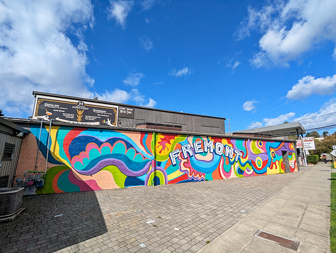 Fremont's colorful murals announce you've arrived somewhere decidedly different. This neighborhood embraces its quirky reputation with every brushstroke of vibrant paint.