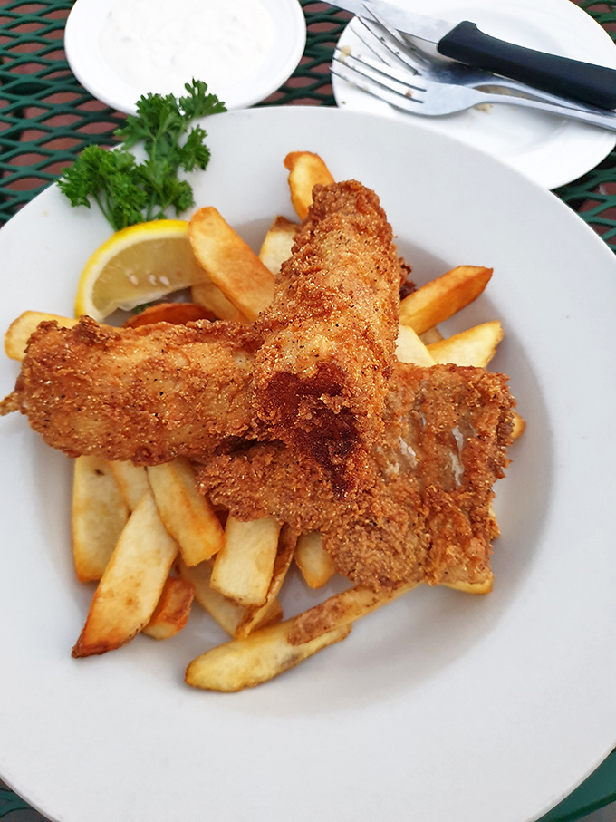 Golden-battered fish atop hand-cut fries&mdash;sometimes the classics are classics for a reason, and Charlie's version reminds us exactly why.