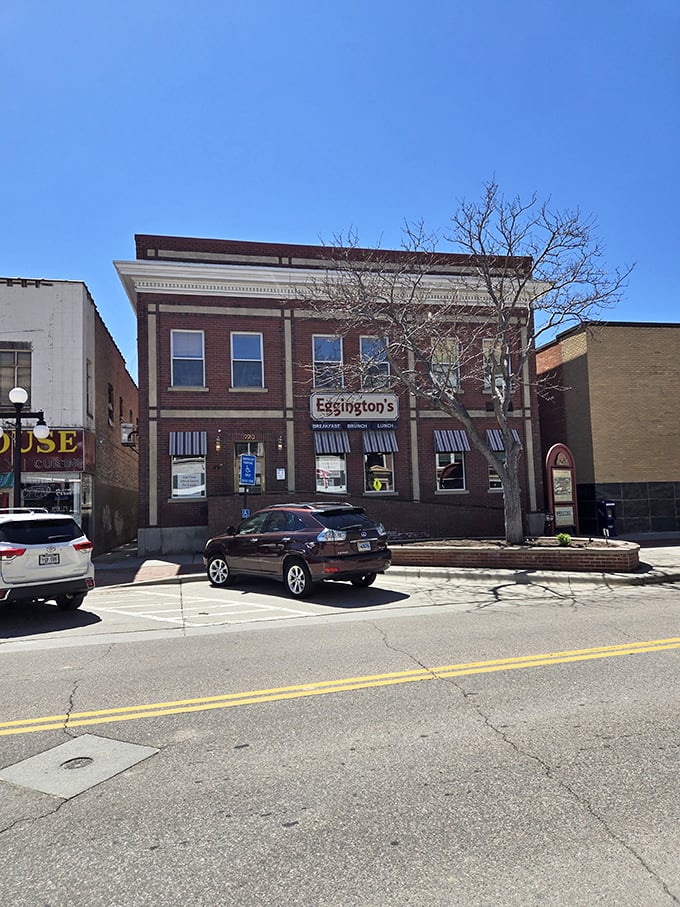 From across the street, Eggington's stands proud in its historic brick building&mdash;a temple of breakfast that's become a Casper institution.