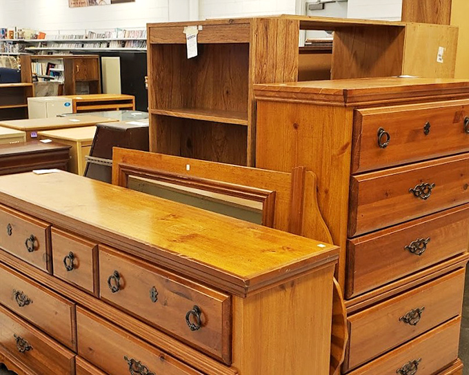 Solid wood furniture that they literally don't make anymore. These dressers have survived multiple moves and still have decades of use left.