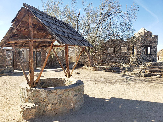 Desert architecture at its most authentic &ndash; stone structures built by the CCC boys still stand strong, a testament to Depression-era craftsmanship.