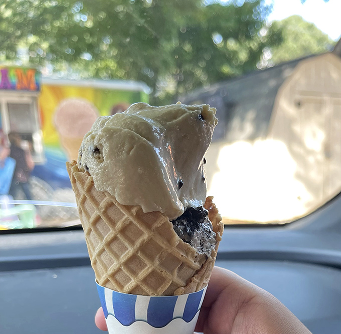 Even the ice cream comes with a side of Southern charm—a sweet finale to a meal that reminds you why comfort food earned its name.