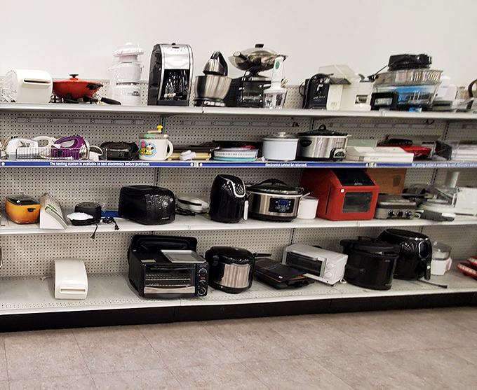 Kitchen appliance heaven &ndash; where that bread maker someone got for their wedding and used twice awaits its chance to fulfill its carb-creating destiny in your home.