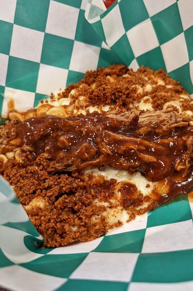 Mac and cheese that doesn't just comfort&mdash;it embraces you like an old friend who's really good at cooking and terrible at counting calories.