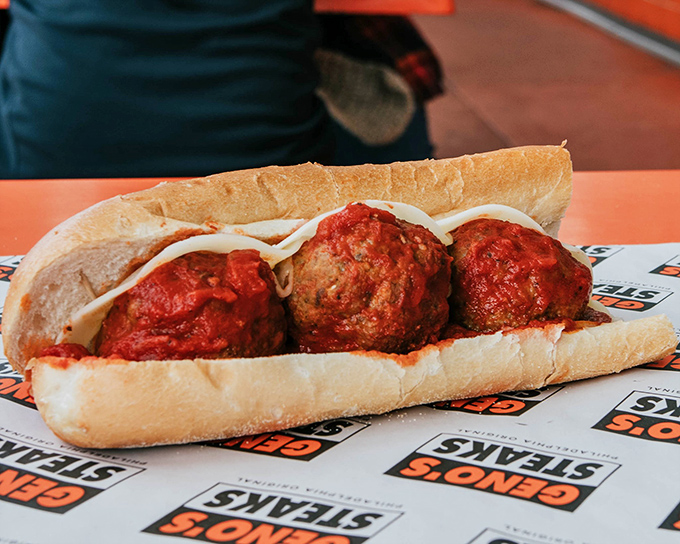 The meatball sandwich: Italy's ambassador to Philadelphia. These spheres of seasoned perfection swimming in marinara make a compelling case for sandwich diplomacy.