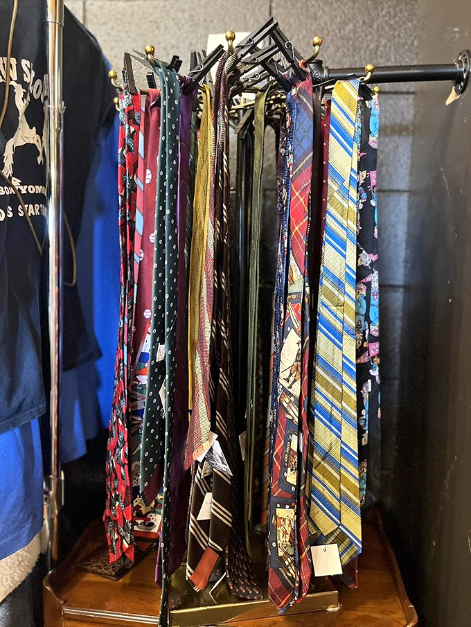 A rainbow of vintage neckties that proves your grandfather's fashion sense wasn't so bad after all&mdash;ready to add character to modern wardrobes.