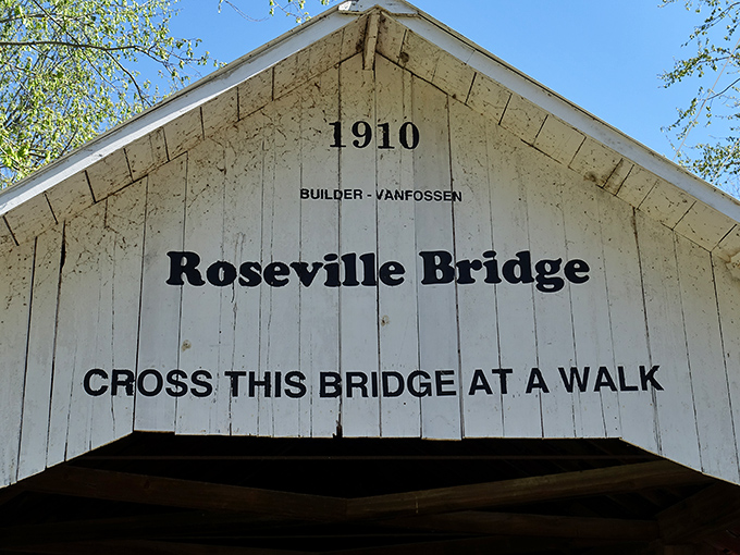 "Cross this bridge at a walk" isn't just a suggestion&mdash;it's an invitation to slow down and appreciate things.