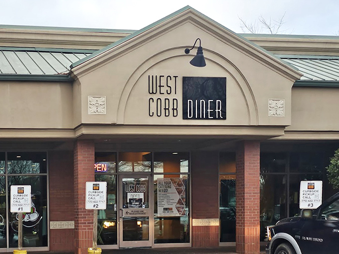 Even from the outside, West Cobb Diner has that "you're going to leave happier than you arrived" quality that defines great local spots.