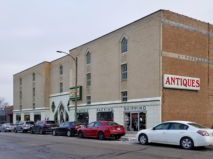 From the outside, you'd never guess the wonderland waiting within these brick walls. Like a time machine disguised as a building.