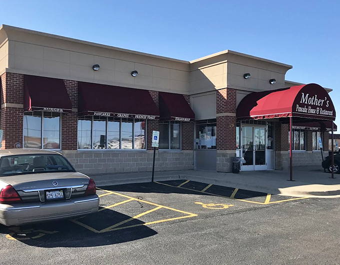 The exterior view that has launched countless U-turns from hungry drivers who suddenly remembered they haven't had breakfast yet.