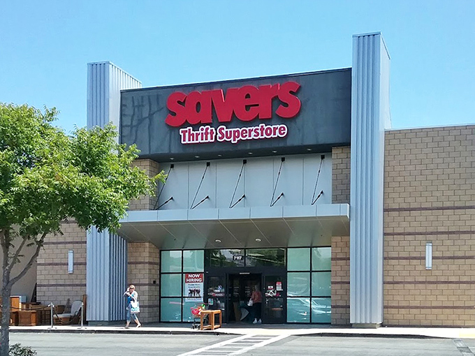 The welcoming entrance to Dublin's temple of thrift. Like the gates to Narnia, step through and enter a world of secondhand wonders.
