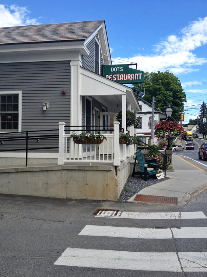 That corner spot in downtown Wilmington where the sidewalk leads you right to breakfast paradise, no GPS required.