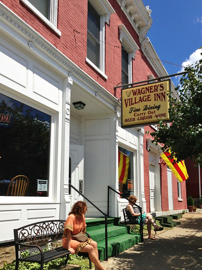 Even on sunny days, some patrons prefer waiting outside &ndash; the anticipation of that first crispy bite is part of the Wagner's experience.