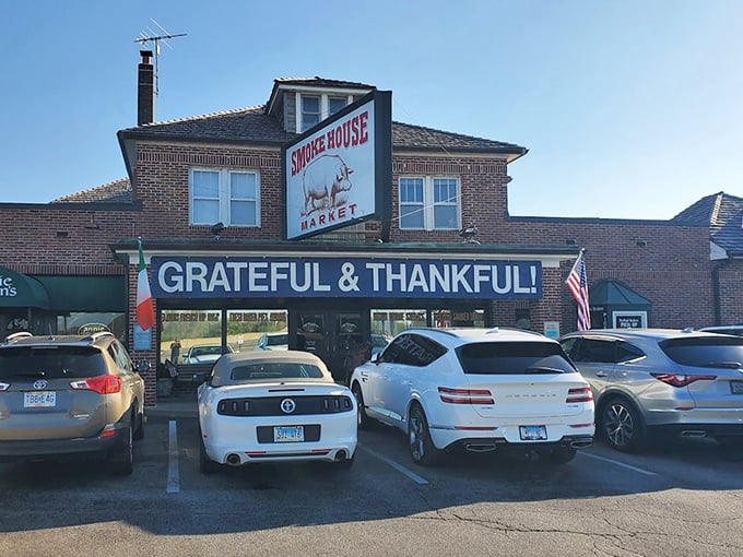 The Smokehouse Market stands proudly next door, grateful indeed for loyal customers. This brick building houses treasures that extend the Annie Gunn's experience beyond the restaurant.
