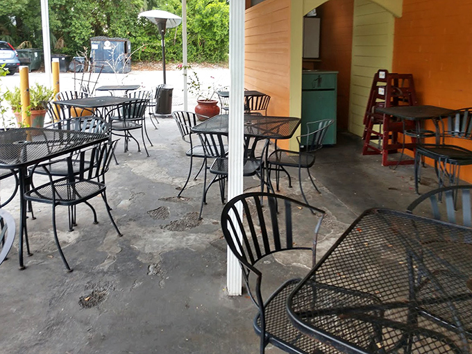 Florida's pleasant weather means outdoor seating at Christo's&mdash;where breakfast with a side of sunshine creates the perfect Orlando morning.
