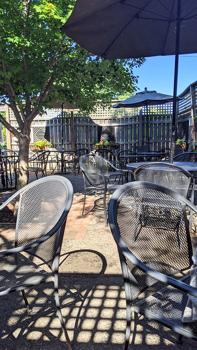 Outdoor seating that captures that fleeting Wisconsin summer magic&mdash;where every meal feels like a mini-vacation from real life.