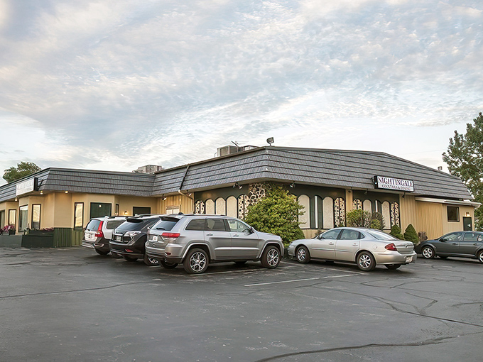 Even at dusk, the Nightingale's welcoming exterior promises good things inside. Some traditions, like Wisconsin supper clubs, never go out of style.