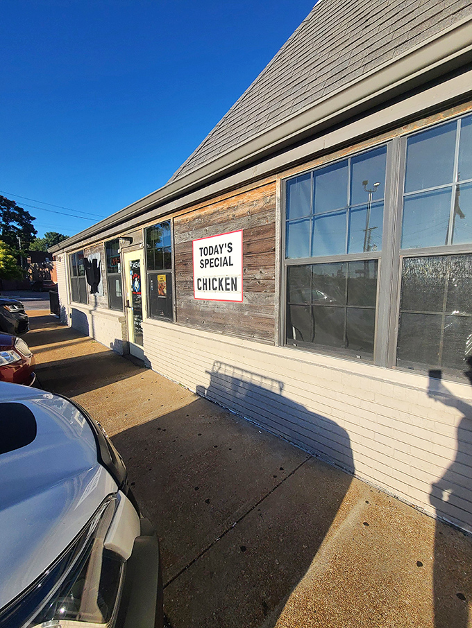 That "Today's Special: Chicken" sign isn't being clever &ndash; it's being honest. When you do one thing perfectly, you don't need a rotating menu.