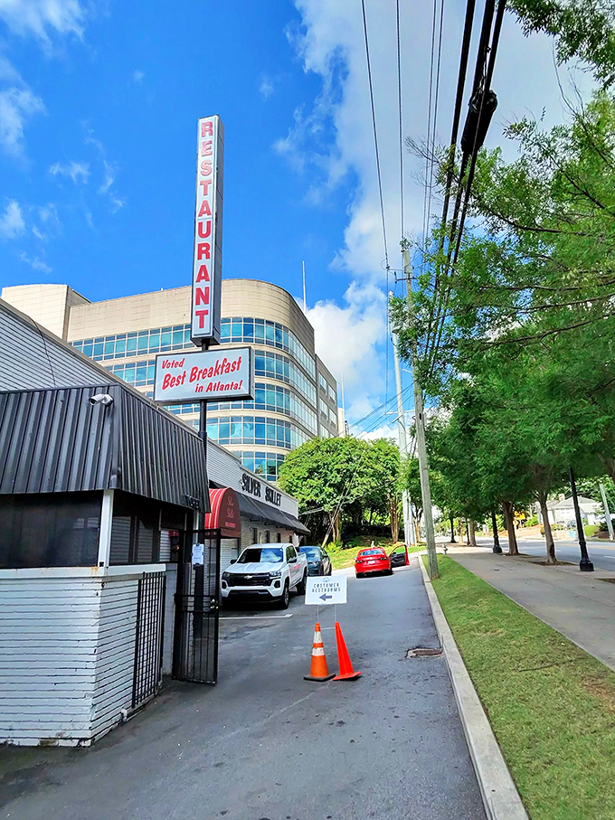 Voted Best Breakfast in Atlanta isn't just a sign&mdash;it's a promise kept every morning when those doors swing open.