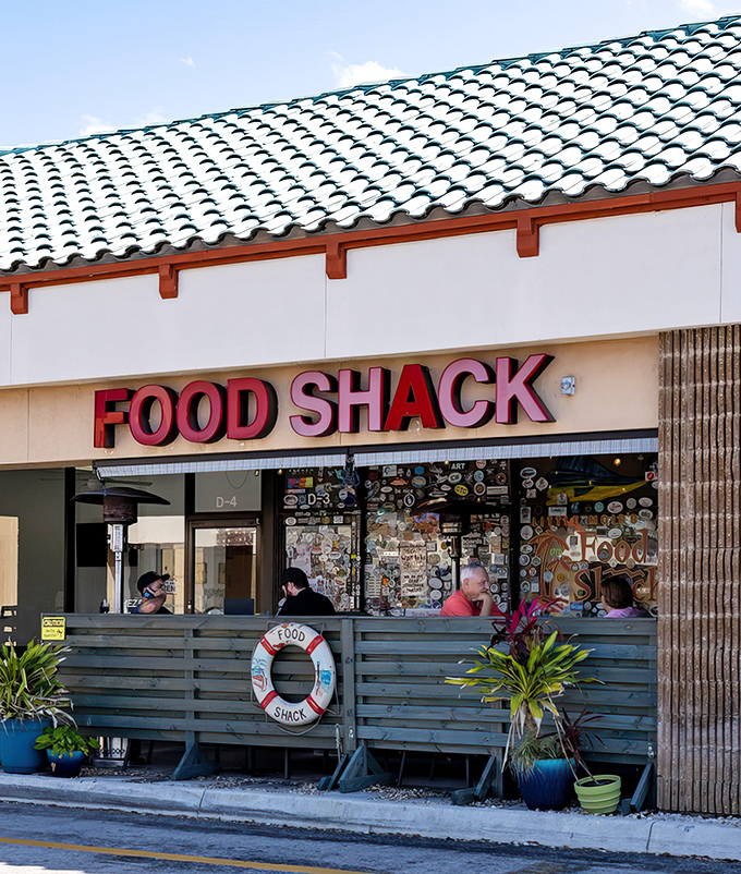 The sign says "Shack" but the experience says "spectacular." This humble exterior houses seafood treasures that keep locals and tourists coming back.
