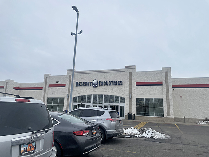 Even under gray Utah skies, the promise of undiscovered treasures draws a steady stream of hopeful hunters to this thrifting mecca.